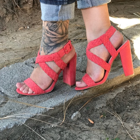 Shoes | Coral Color Heels | Poshmark